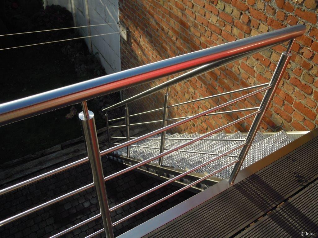 Intec Inox | Stairs, railings and banisters - In the picture Outdoor stairs