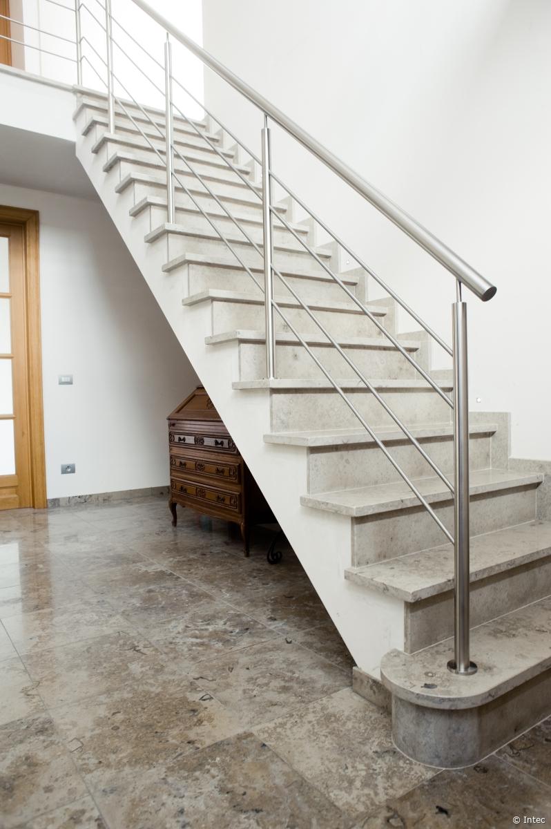 Intec Inox | Stairs, railings and banisters - Railings Inox - Round Tubes