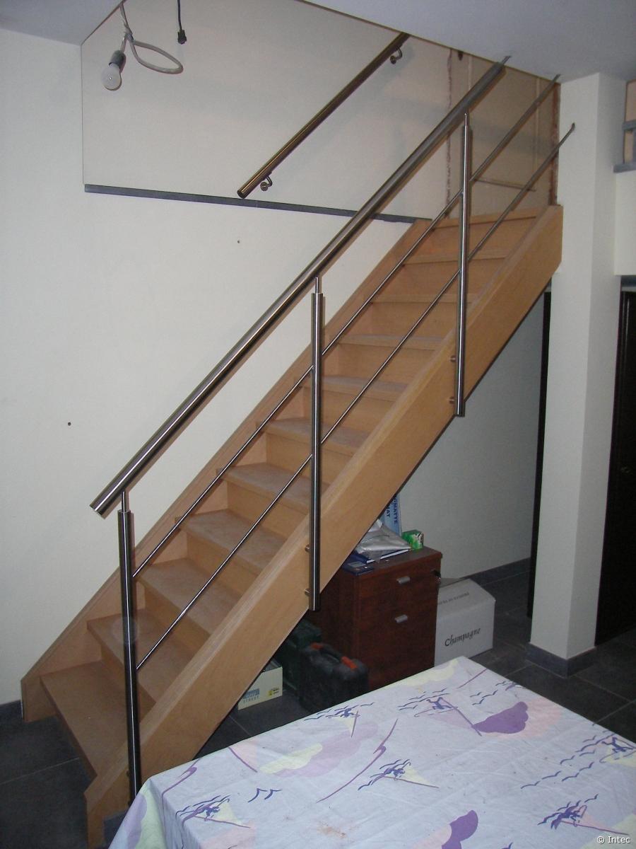 Intec Inox | Stairs, railings and banisters - Railings Inox - Round Tubes