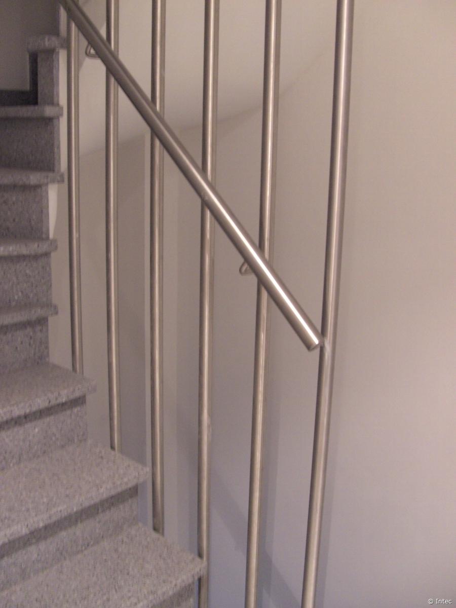 Intec Inox | Stairs, railings and banisters - Railings Inox - Round Tubes