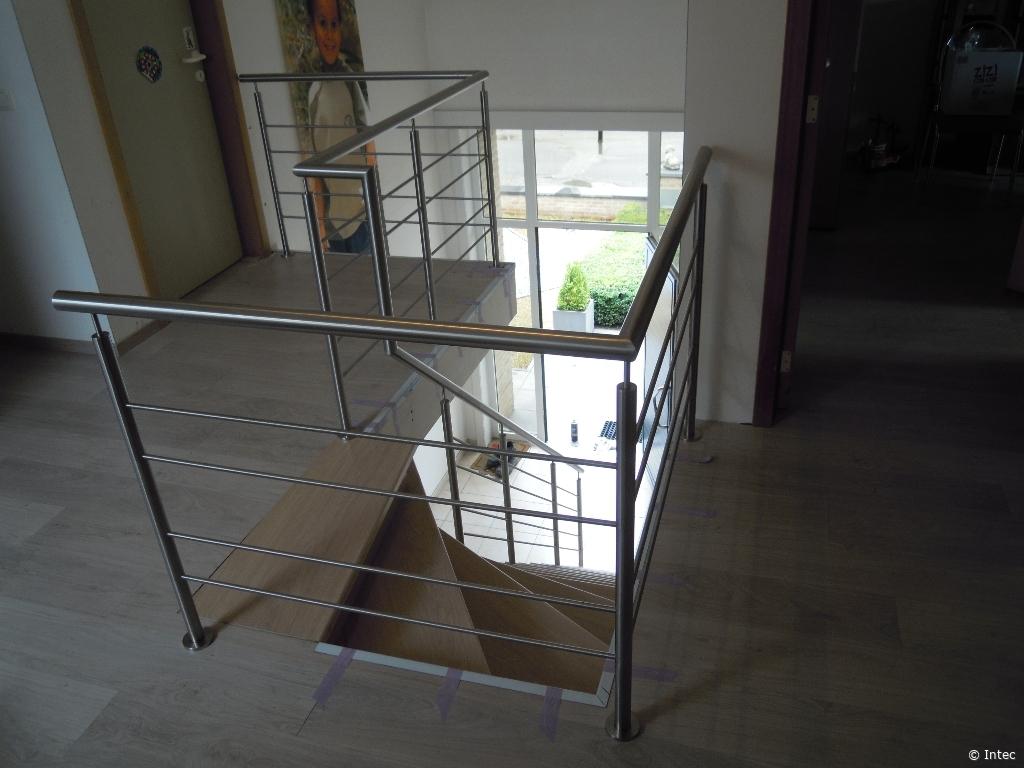 Intec Inox | Trappen, leuningen en balustrades - Leuningen Inox - Ronde ...