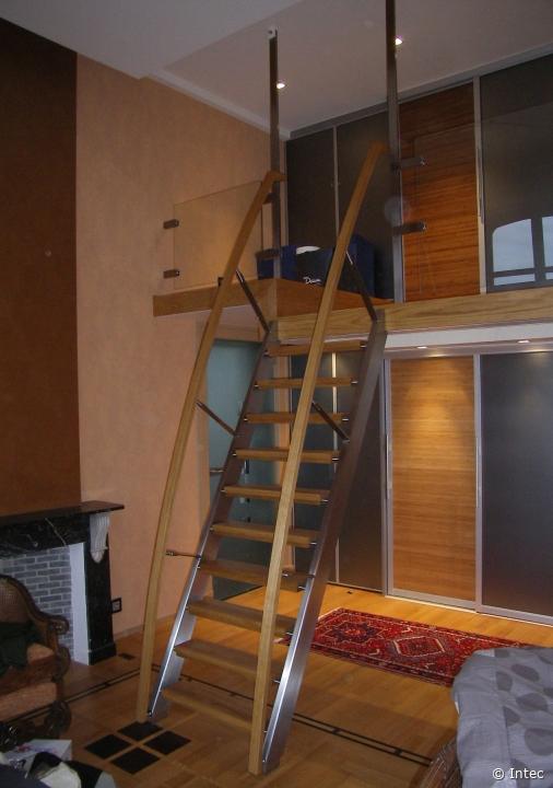 Intec Inox | Trappen, leuningen en balustrades - Trappen Zoldertrap